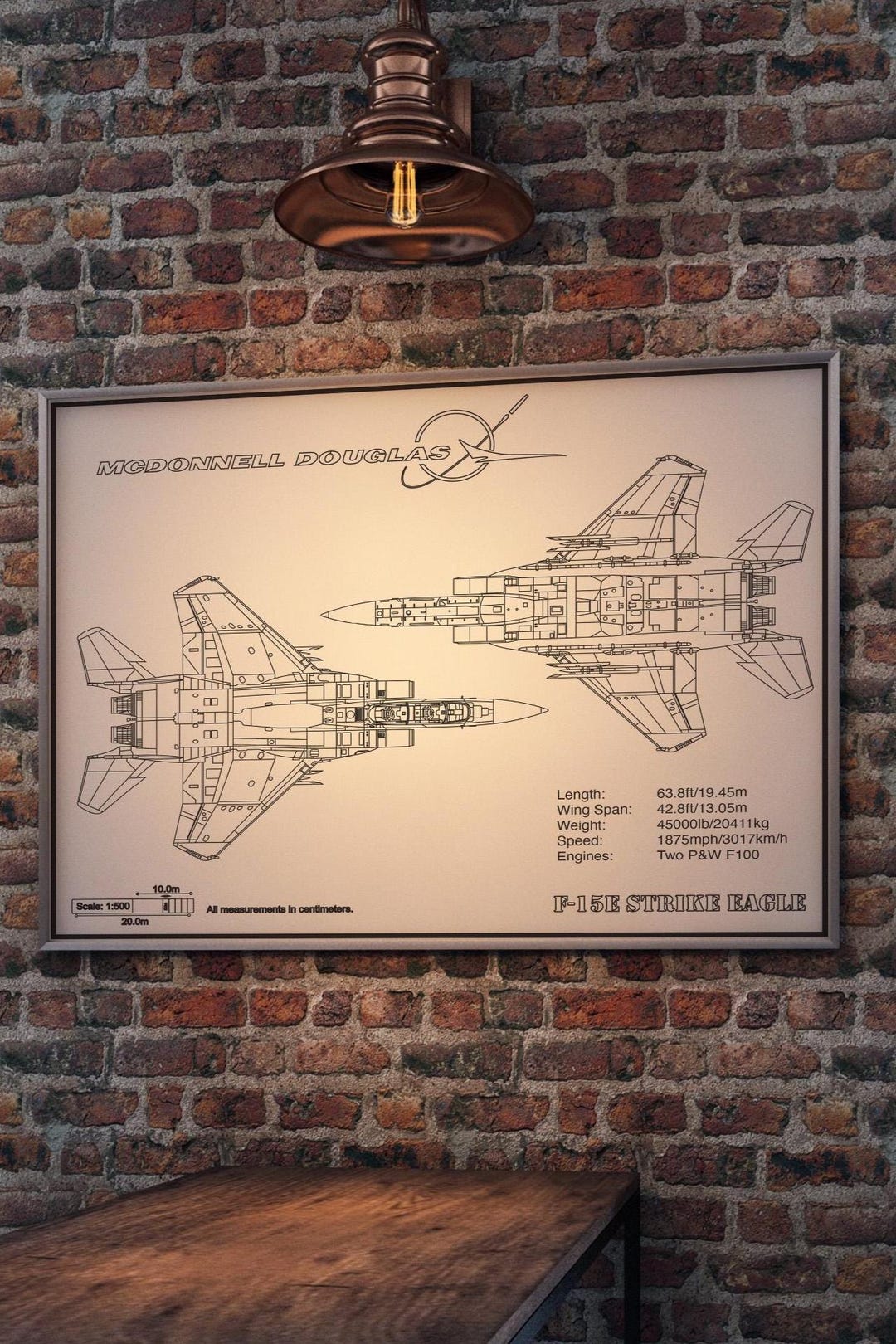 Airplane Wall Decor, Harrier Wall Poster, Aeronautics Art, Aeronautics ...