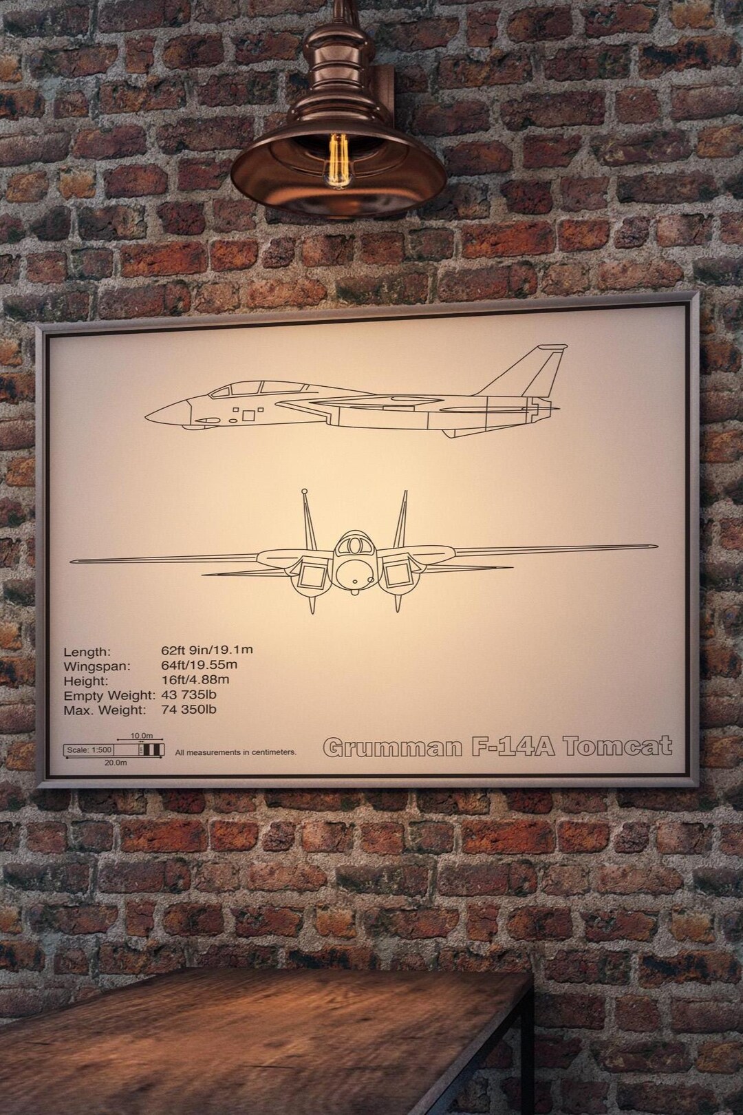 F14 Tomcat Poster, Warplane Art, Plane Art, Avaition Gift, Plane Poster ...