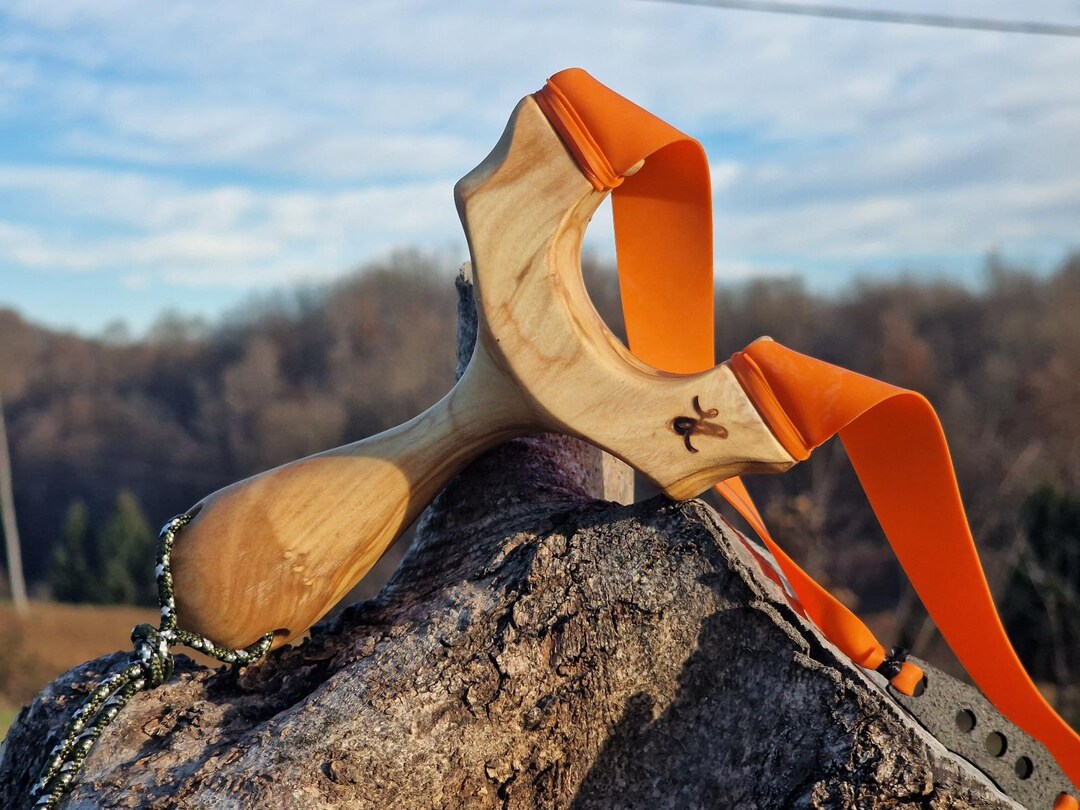 Model Ergo MURA No.2,, Olive Wood Natural Fork/ergo Slingshot/catapult ...