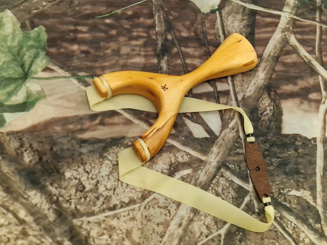 Model KRK, Pear Wood No.2 Natural Fork Slingshot/catapult/natty ...
