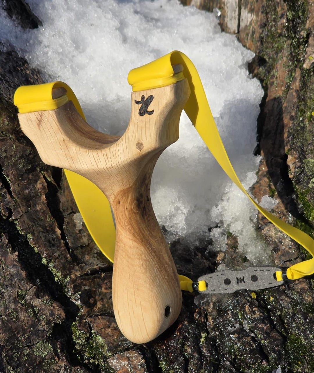 Model Ergo KORANA No.4, Oak Wood, Natural Fork/ergo Slingshot/catapult ...