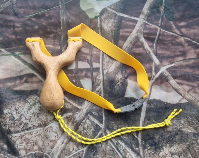 Model Ergo Tera, Oak Wood No.13 Natural Fork/ergonomic Slingshot ...