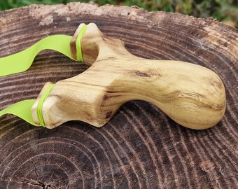Model Ergo Tera, Oak Wood No.13 Natural Fork/ergonomic Slingshot ...