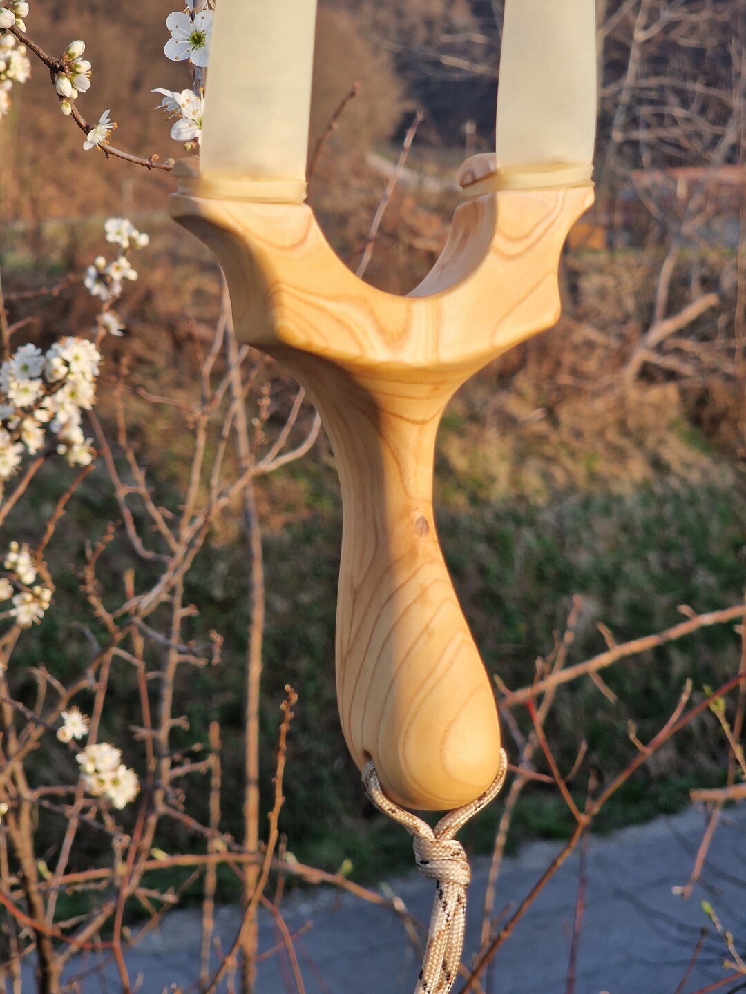 Model Ergo PULA 2, Peach Wood, Natural Fork/ergonomic Slingshot ...