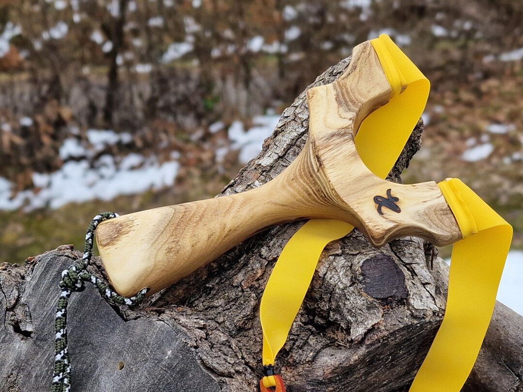 Model Ergo Rijeka No.1 Acacia Wood Natural Fork/ergo Slingshot/catapult ...