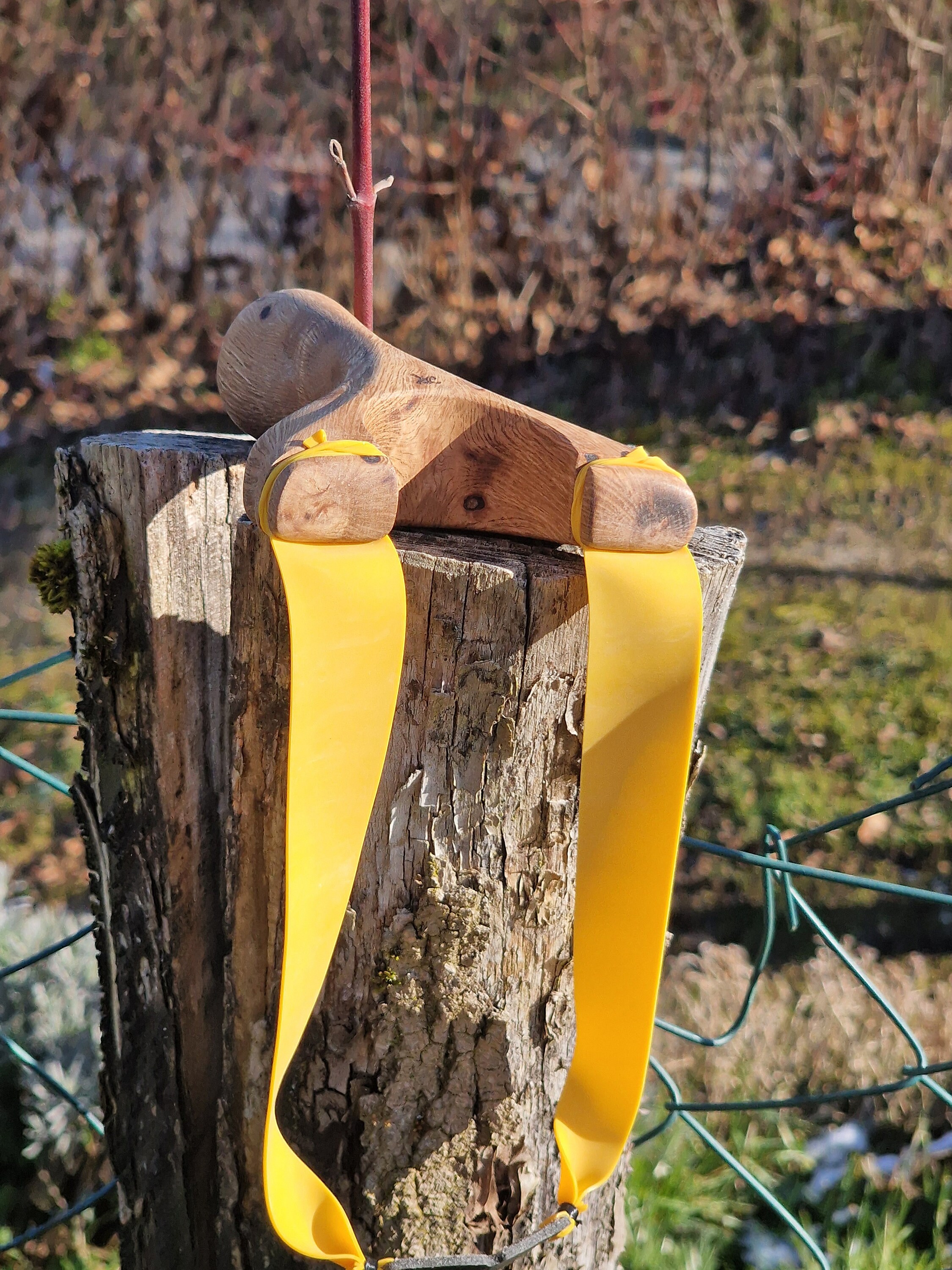 Model Ergo PULA 1, Oak Wood No.8 Natural Fork/ergo Slingshot/catapult ...