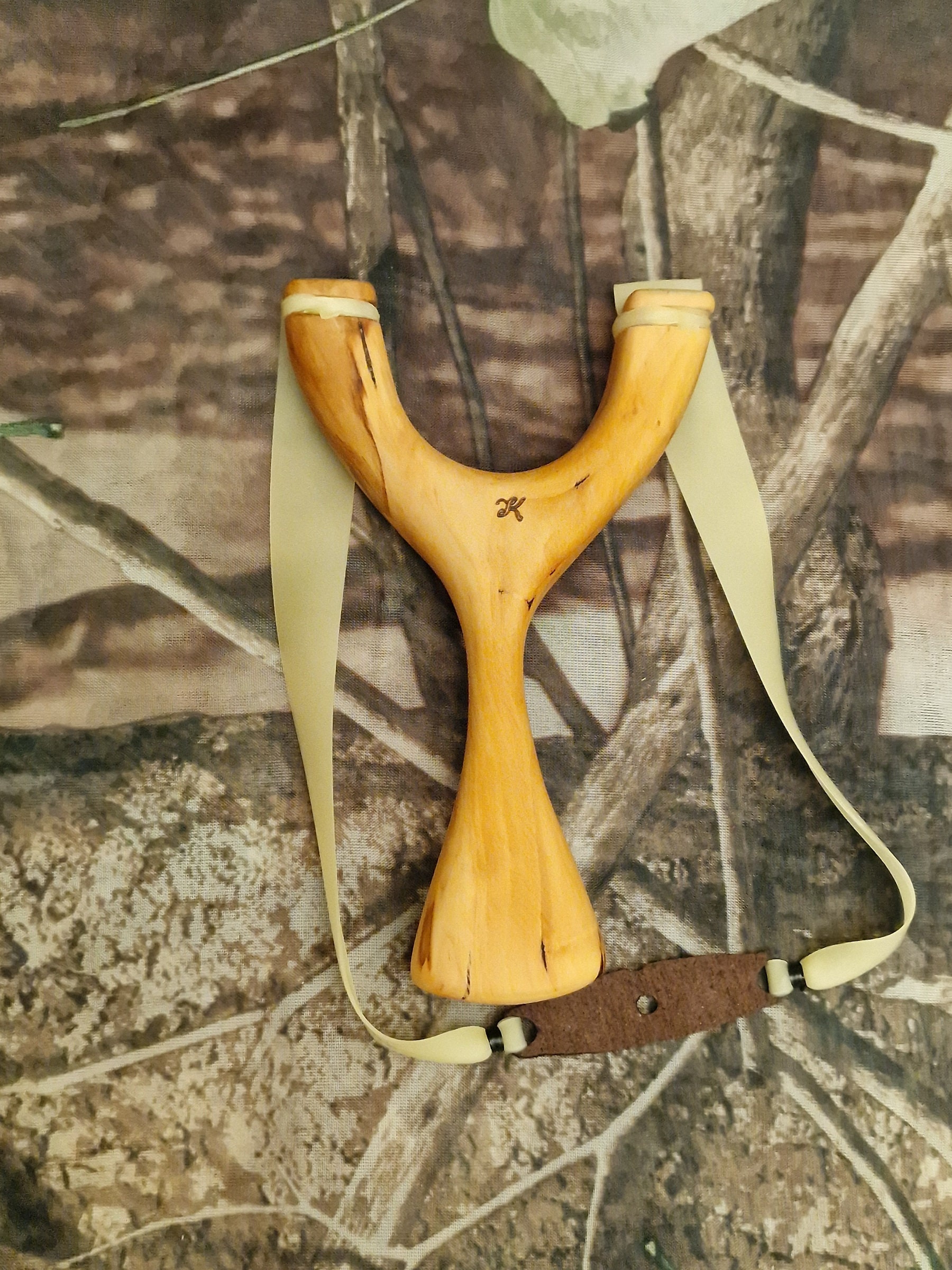 Model KRK, Pear Wood No.2 Natural Fork Slingshot/catapult/natty ...