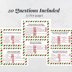 Christmas Friendly Feud - Printable Christmas Questions and Answer Game ...