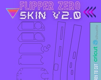 FLIPPER ZERO: Skin Template Svg, Pdf, Dxf Ready to Cut - Etsy España