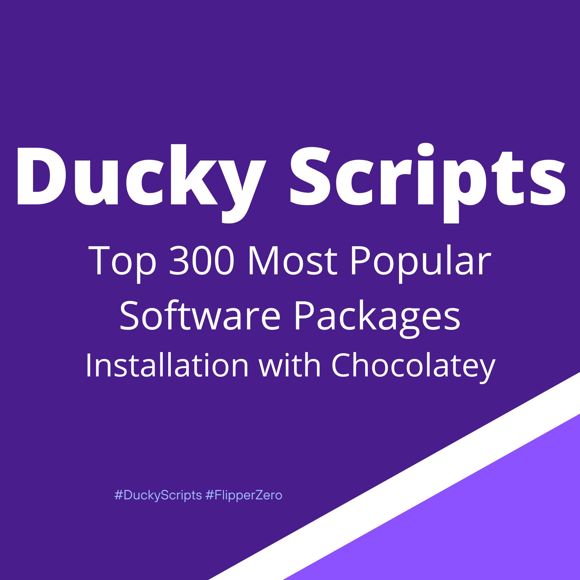 Automate Installation With Ducky Scripts: Top 300 Most Popular Software ...