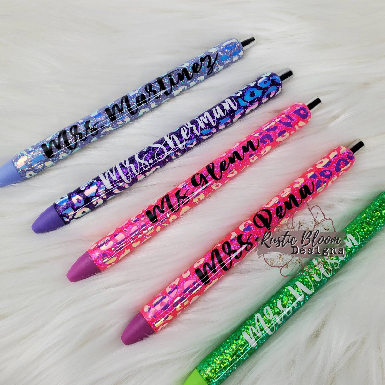 Custom Glitter Pen Ink Joy Gel Pen Personalized Epoxy - Etsy