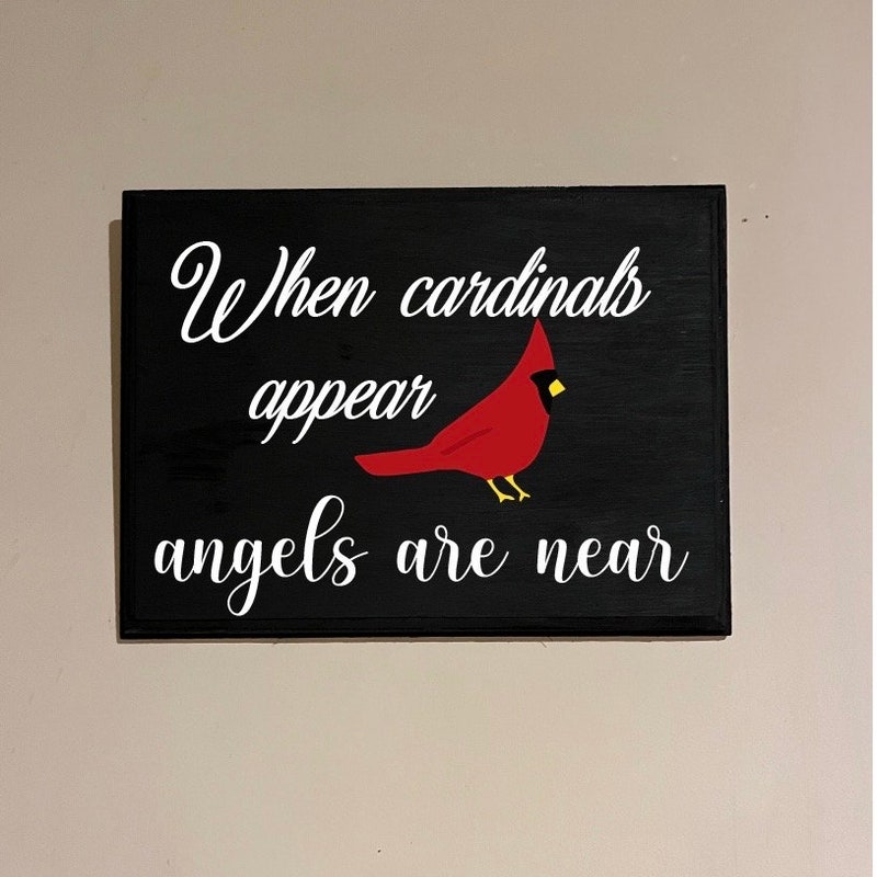 When Cardinals Appear Angels Are Near - Etsy