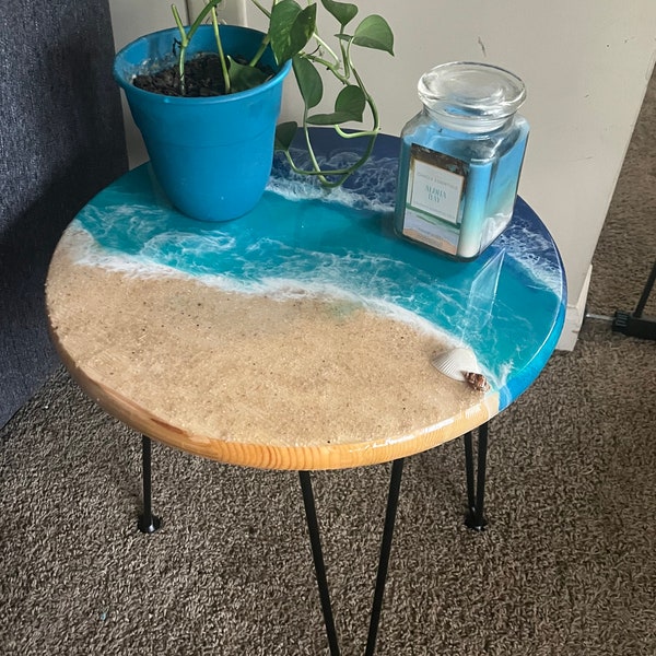 Resin Ocean Table - Etsy