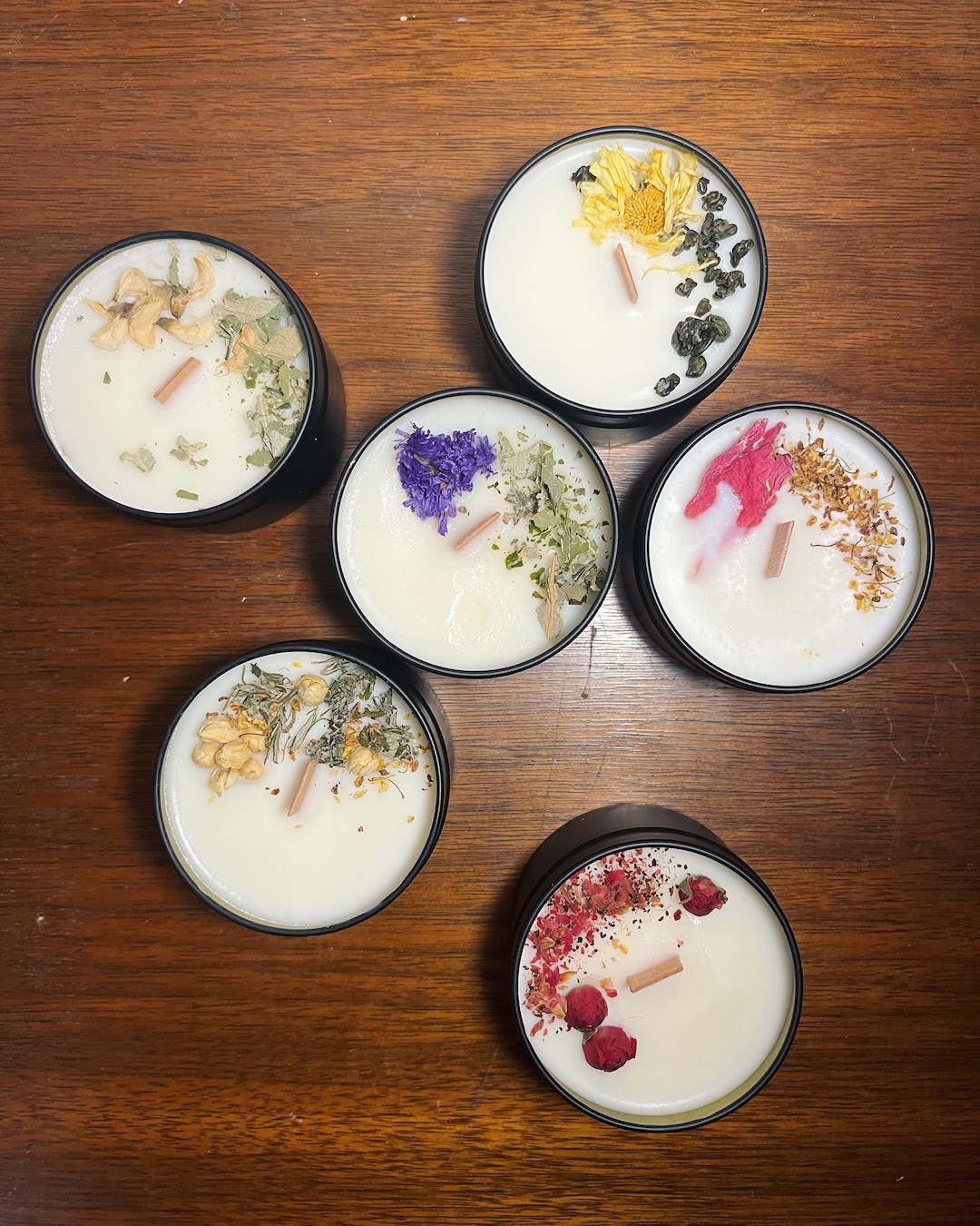 Crackling Wood Wick Soy Candles - Etsy