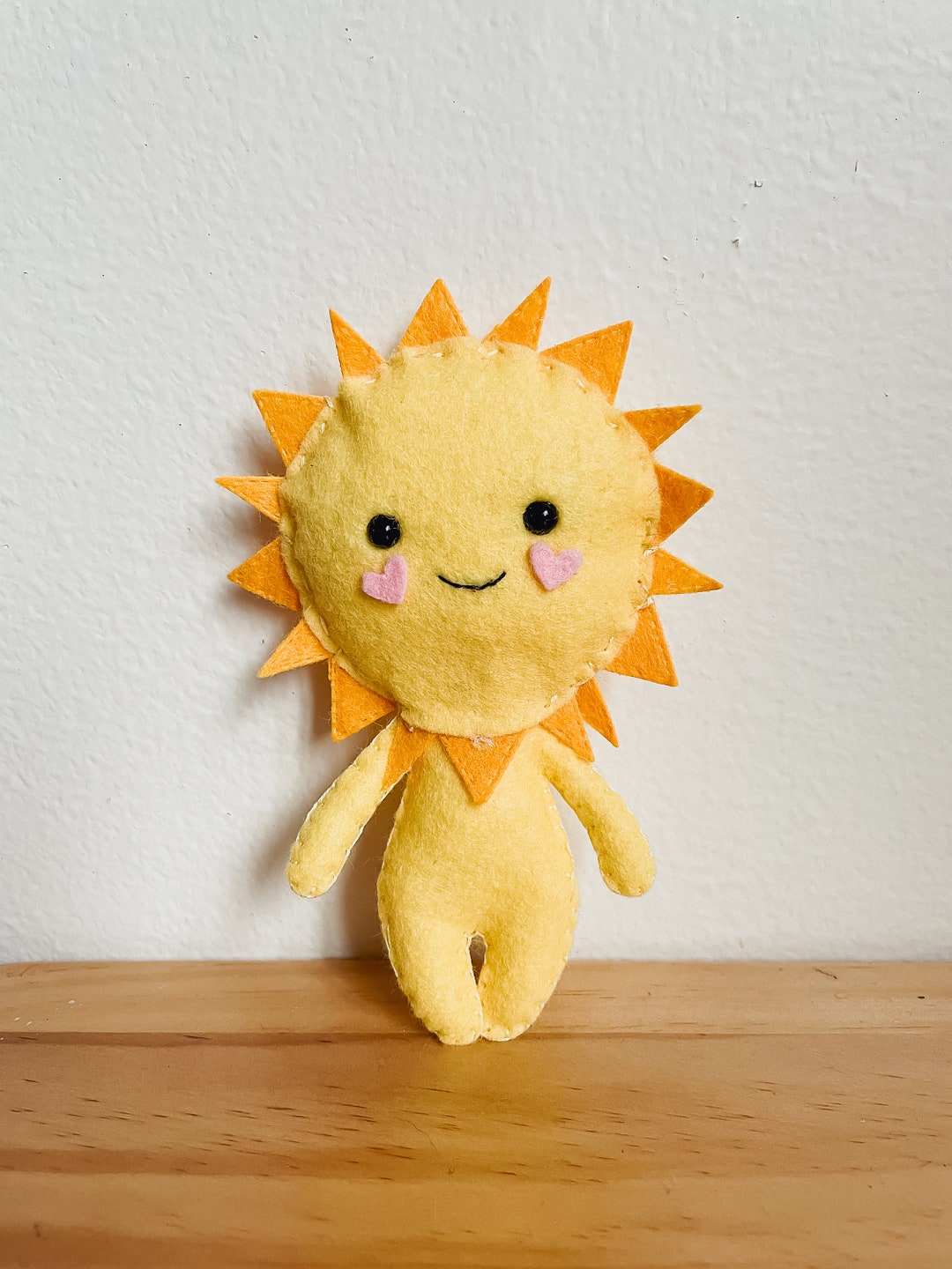 Handmade Sunshine Felt Plush Doll Yaya Doll - Etsy