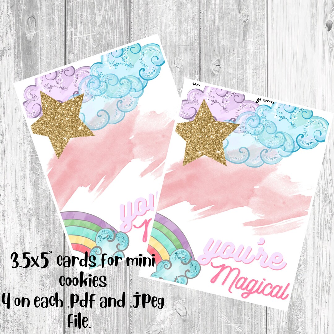 You're Magical Cookie Card - Etsy