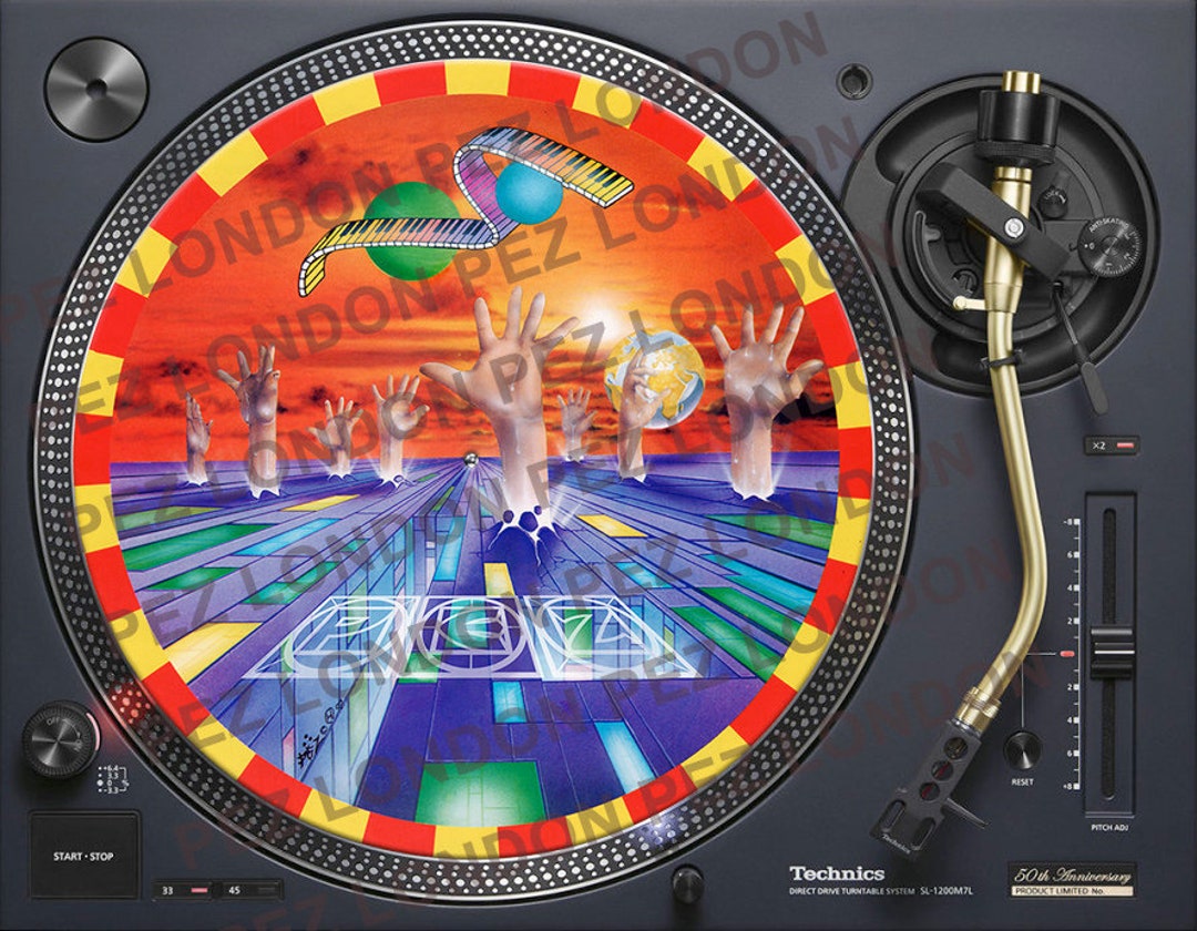 Red World Dance Rave Flyer Original Artwork by PEZ London - Etsy