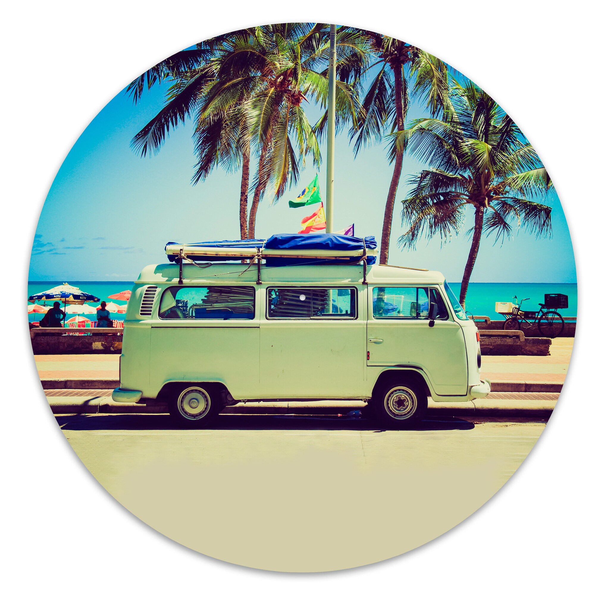 VW Camper Van Slipmat for Vinyl Record Deck Turntable - Etsy