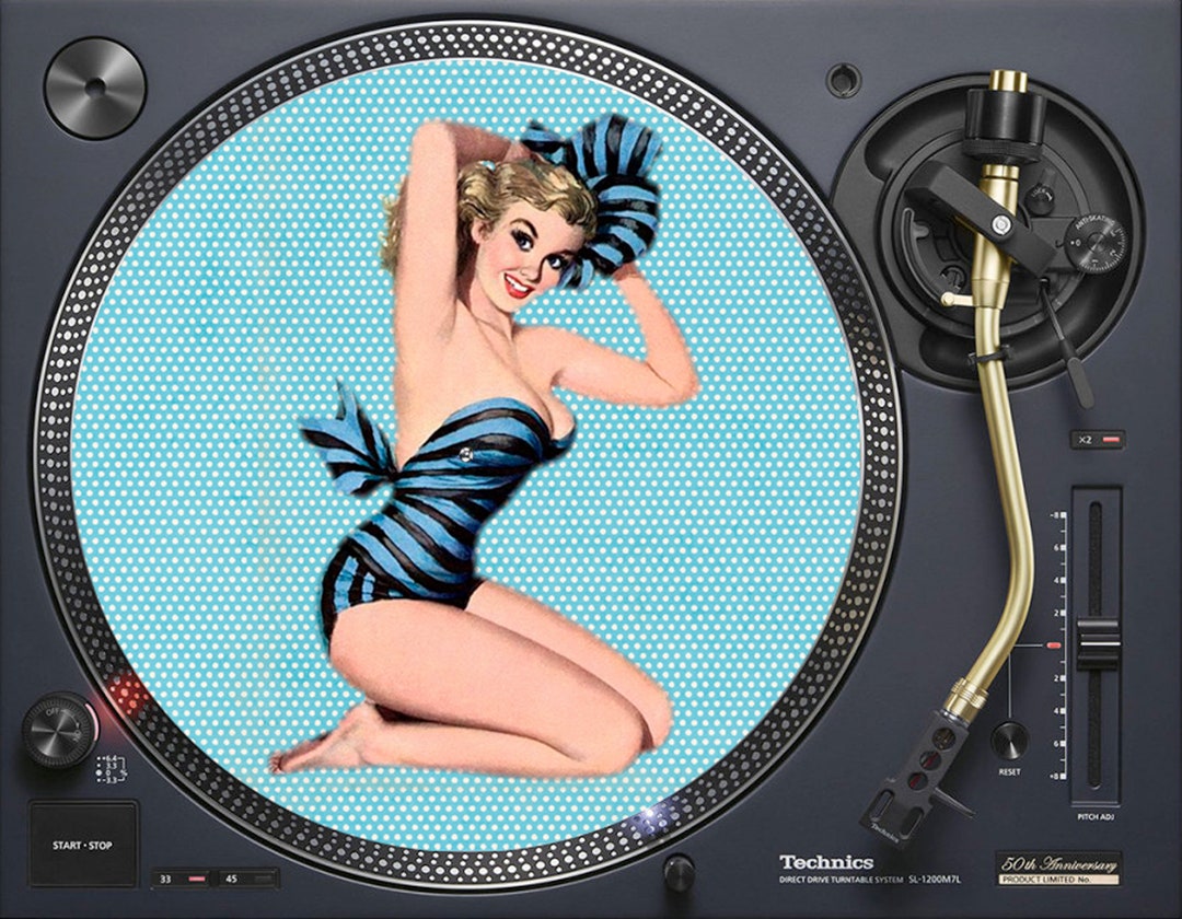 Retro Sexy Pin up Slipmat for Vinyl Record Turntable - Etsy