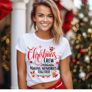 Christmas Crew Unisex T-shirt Merry Christmas T-shirt Christmas Party T ...