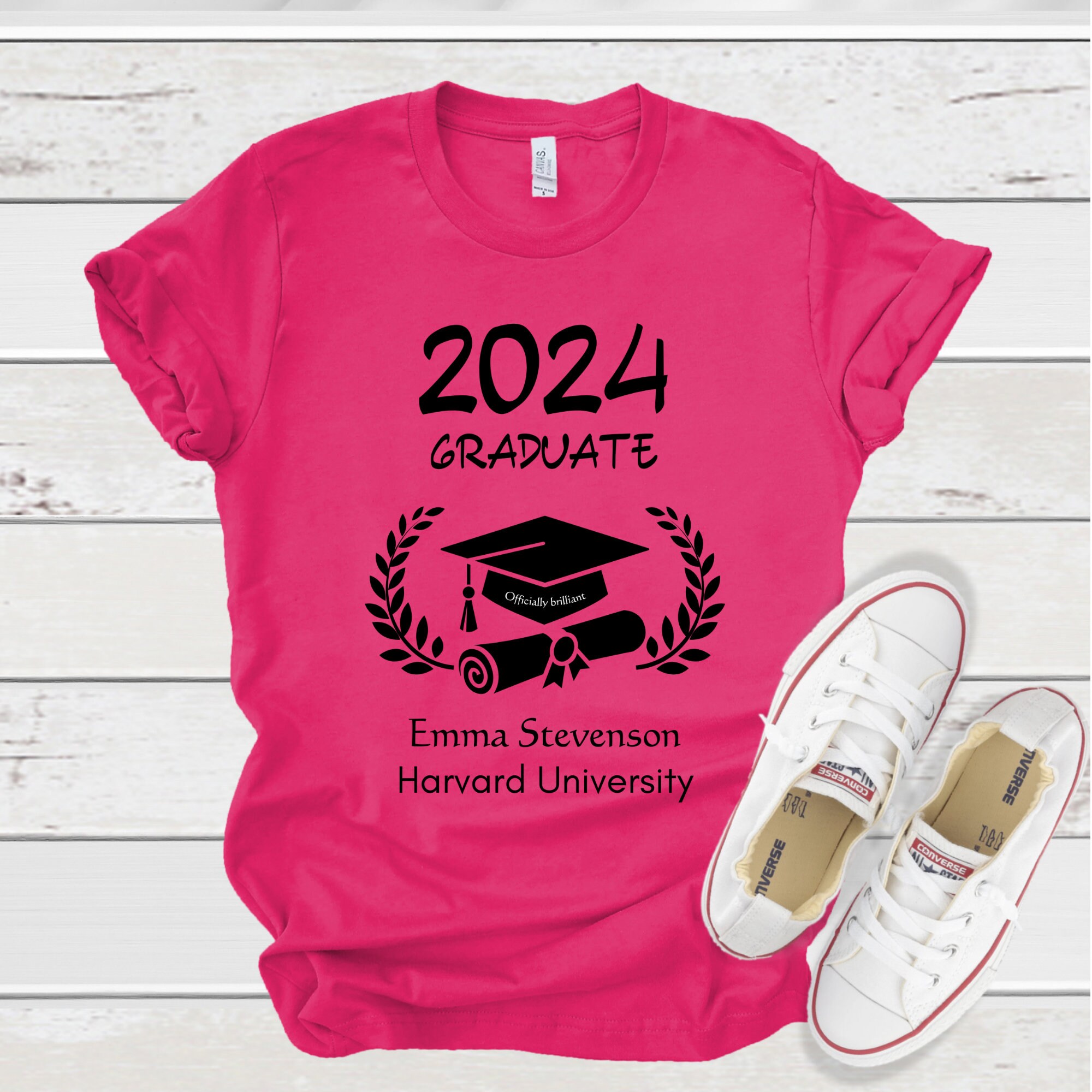 Personalized 2024 Graduation Shirt 2024 Graduate Shirt Matching Family ...