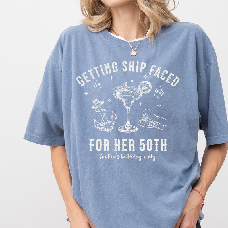 Personalized 50th Birthday Cruise 50th Birthday Cruise Shirts Cruising ...