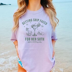 Personalized 50th Birthday Cruise 50th Birthday Cruise Shirts Cruising ...