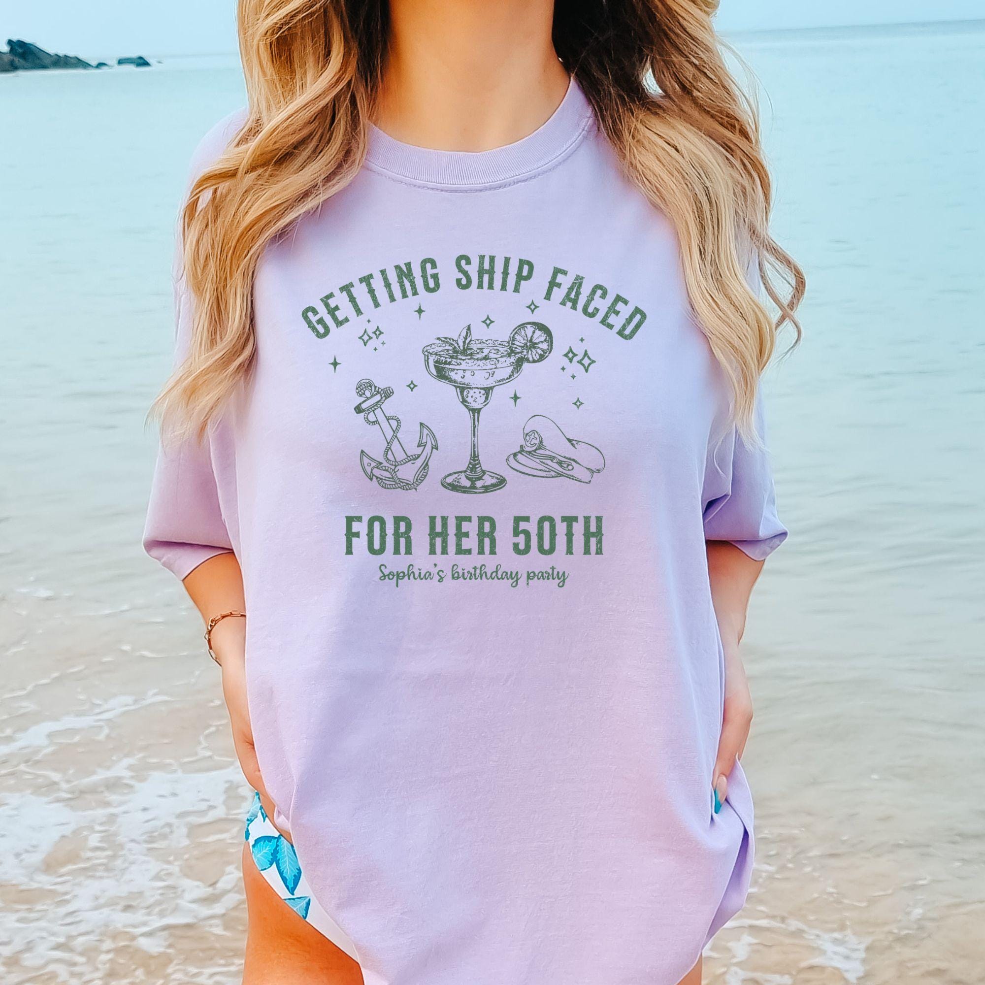 Personalized 50th Birthday Cruise 50th Birthday Cruise Shirts Cruising ...