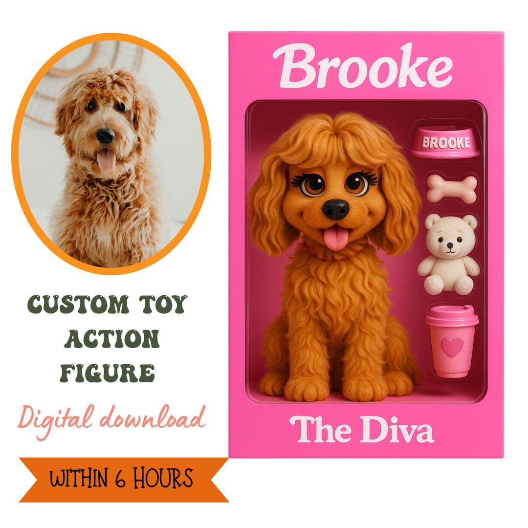 Custom Pet Action Figure Personalized Dog Figurine Custom Toy Figure ...