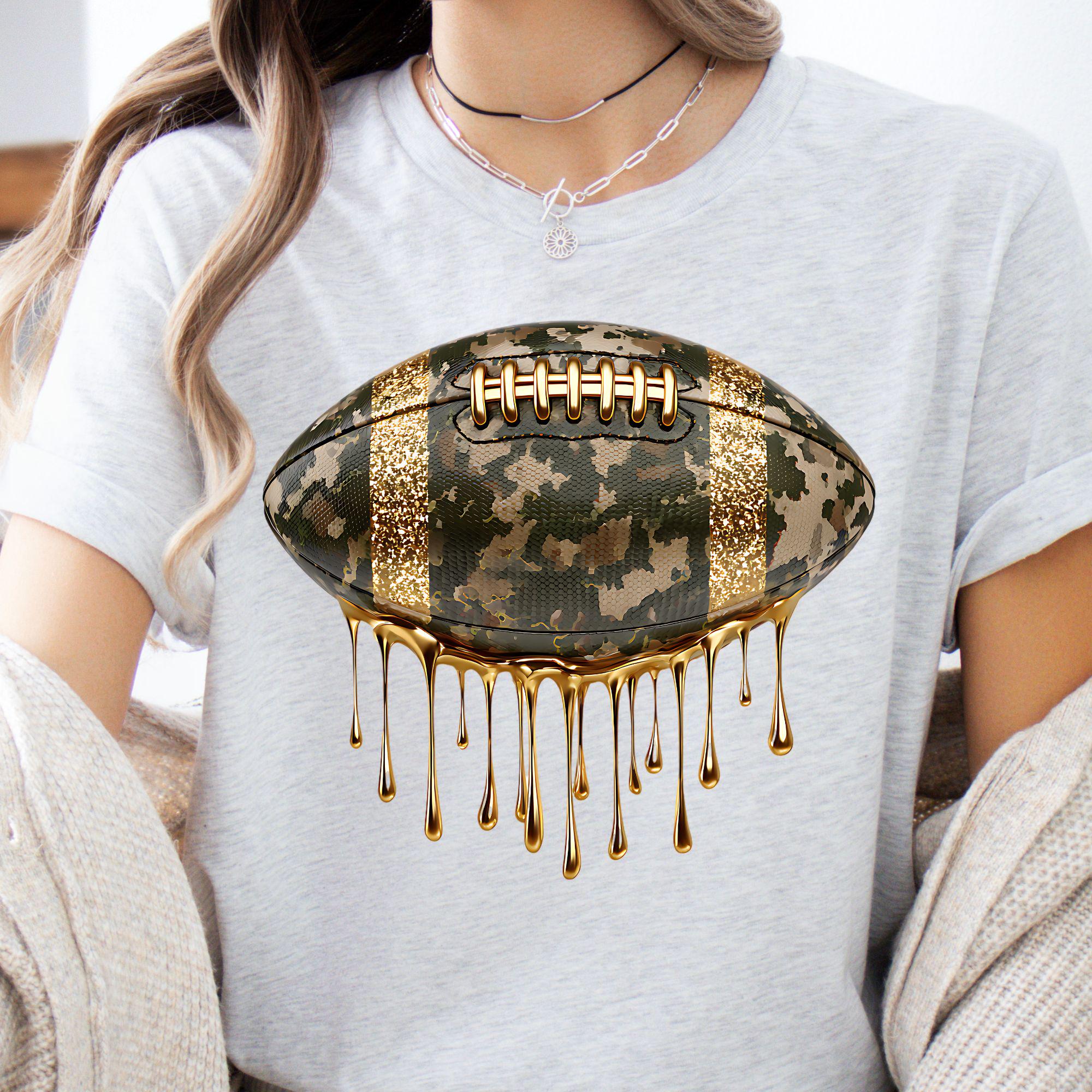 Camo Dripping Football PNG | Urban Sports Sublimation Design | Graffiti ...