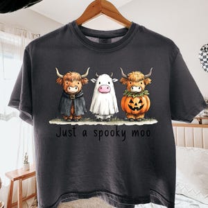 Just a Spooky Moo PNG, Halloween Png, Spooky Season Png, Cow Lover Png ...