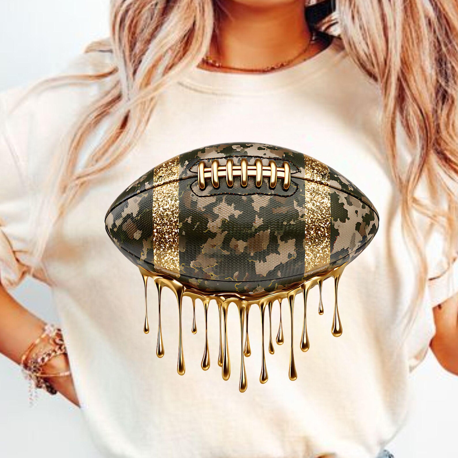Camo Dripping Football PNG | Urban Sports Sublimation Design | Graffiti ...