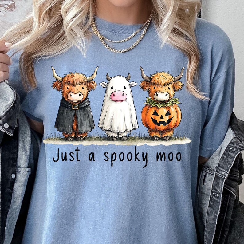 Just a Spooky Moo PNG, Halloween Png, Spooky Season Png, Cow Lover Png ...