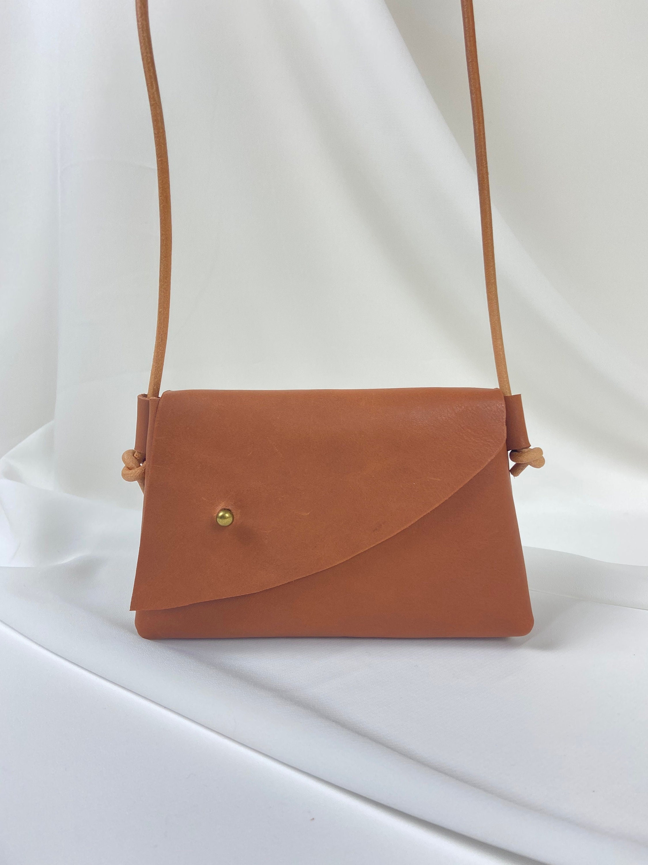 Mini Leather Crossbody | Leather Bag | Handmade Leather Purse | Phone ...