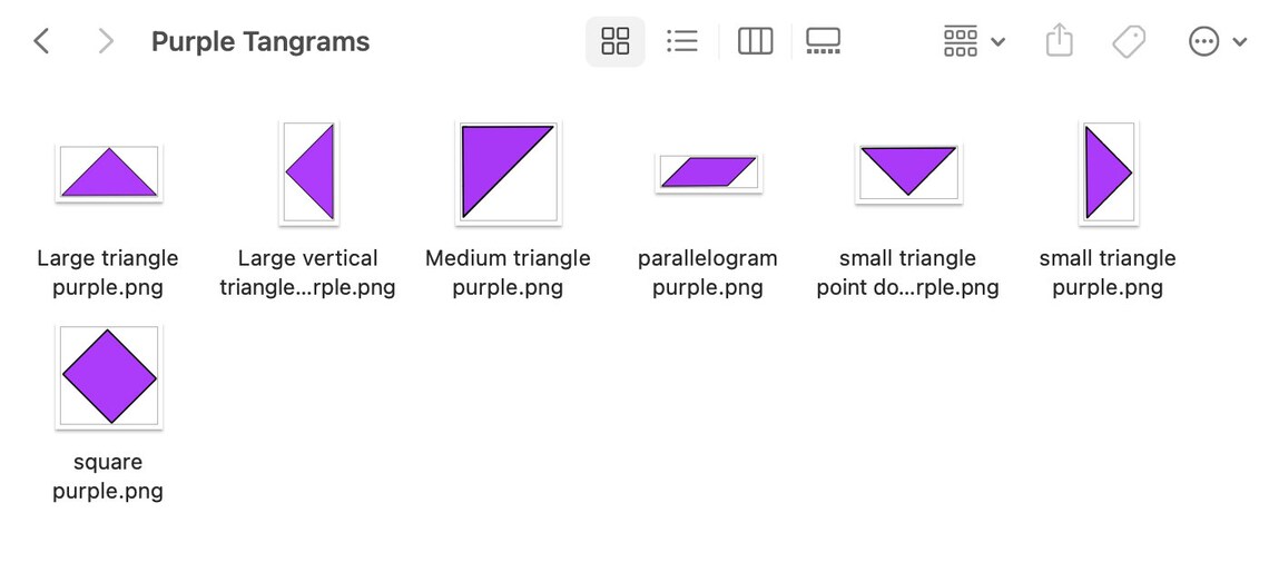 Tangrams Clip Art, Math Clipart - Etsy