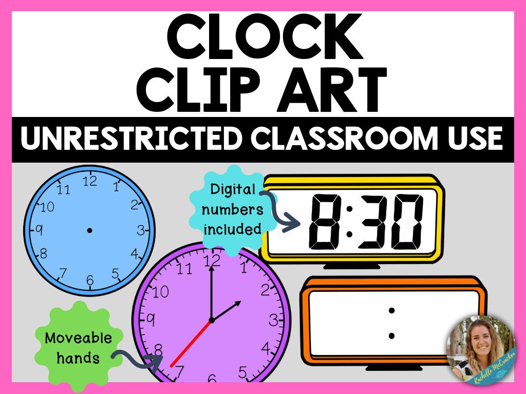 Telling Time Clipart