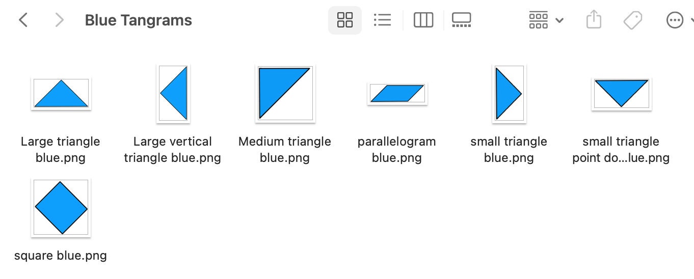 Tangrams Clip Art, Math Clipart - Etsy