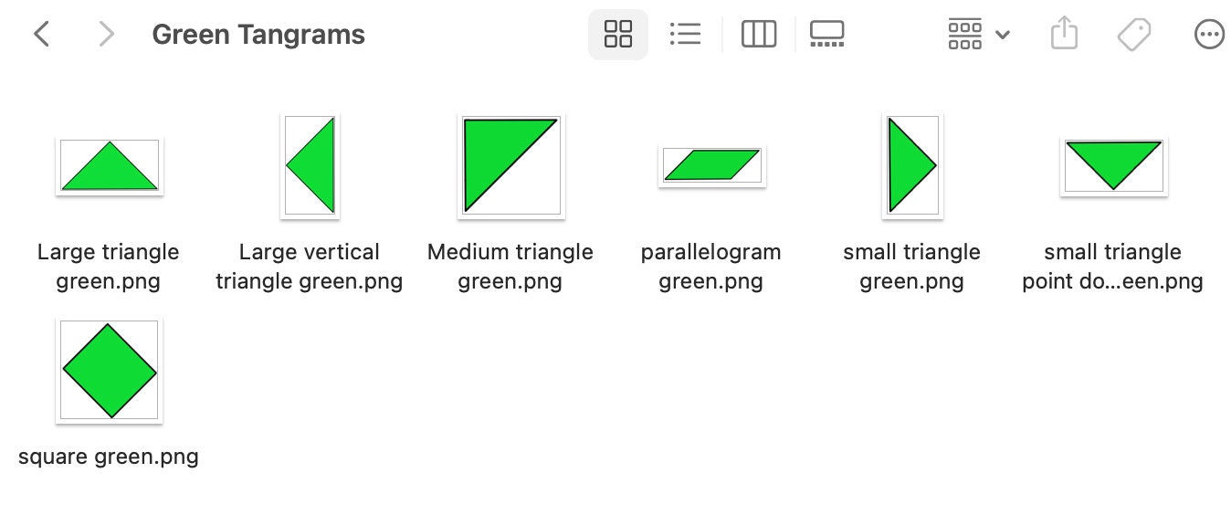 Tangrams Clip Art, Math Clipart - Etsy