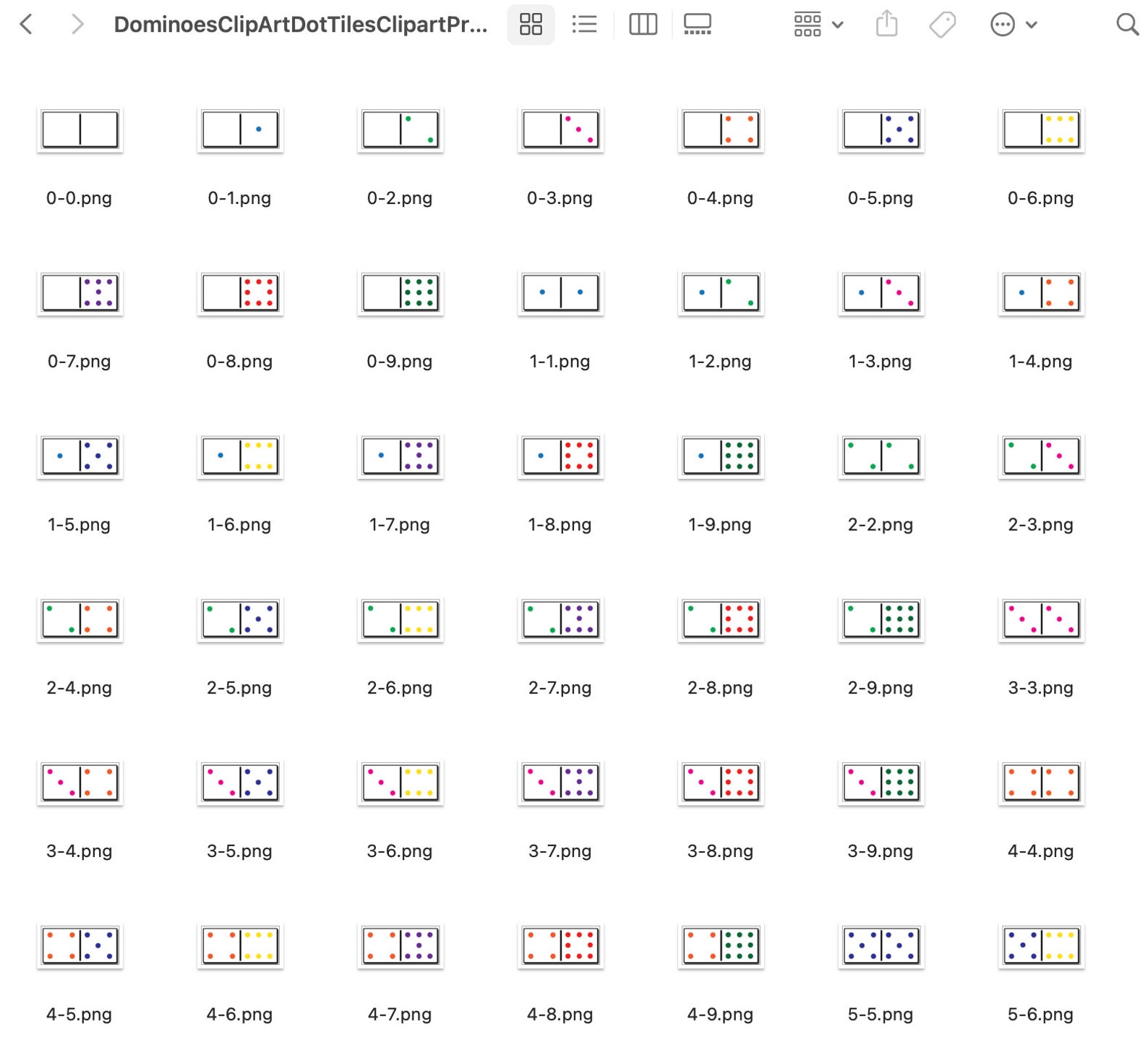 Dominoes Clip Art, Dot Tiles Clipart, Practice Subitizing, Math - Etsy