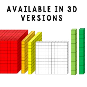 Base Ten Block Clip Art | Math Clipart | Elementary | Teaching Resource ...