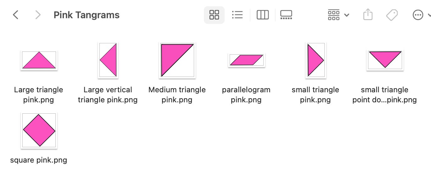 Tangrams Clip Art, Math Clipart - Etsy