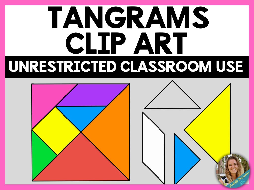 Tangrams Clip Art, Math Clipart - Etsy