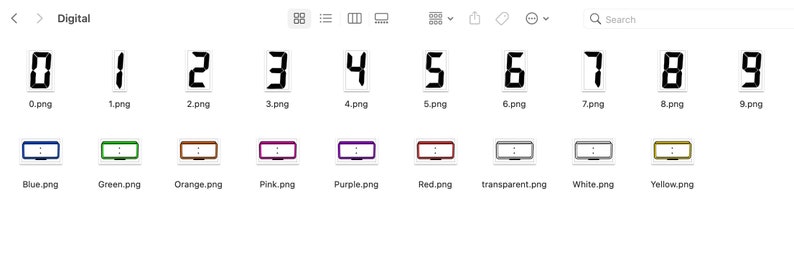 Clock Clip Art - Analog and Digital Clocks, Moveable Hands, Digital ...