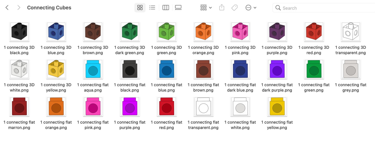 Connecting Cubes Clip Art (unifix Cubes, Linking Cubes) - Math Clipart ...