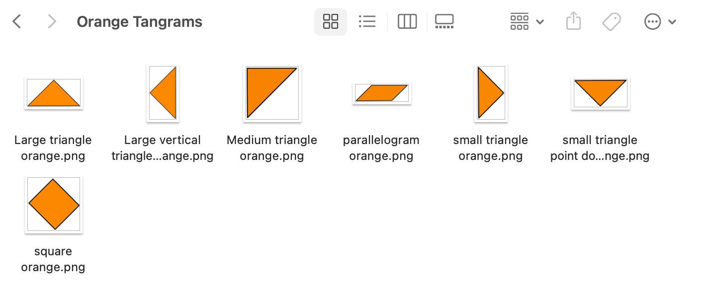 Tangrams Clip Art, Math Clipart - Etsy