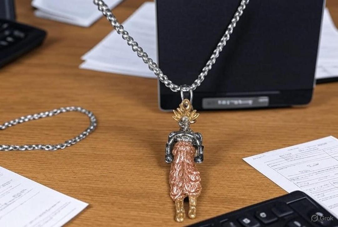 Anime-inspired Saiyan Goku Dbz Pendant Necklace, Manga Warrior Jewelry ...