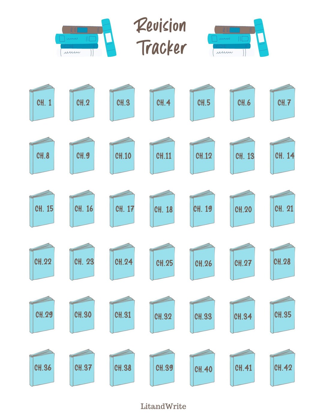 Novel Editing Tracker - Etsy