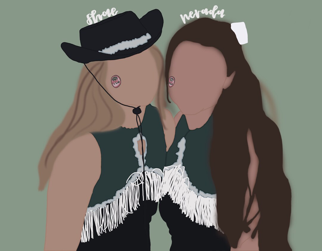 Custom Digital Faceless Portraits - Etsy
