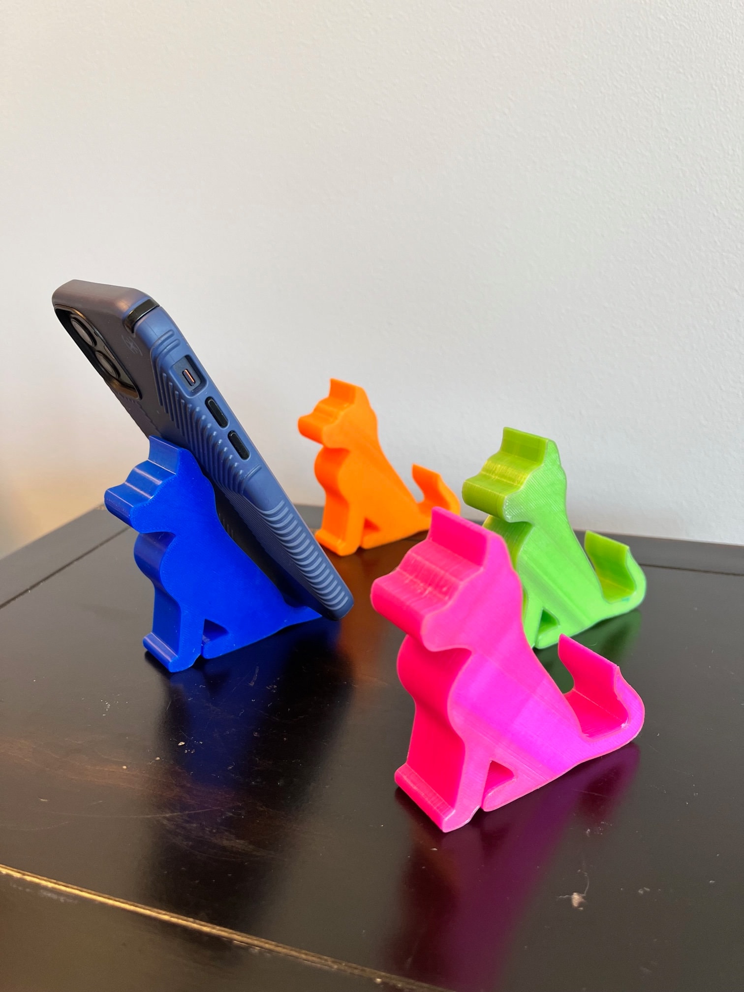 3D Printed Dog Cell Phone Stand, 3D Print, Cell Phone Stand, Phone ...