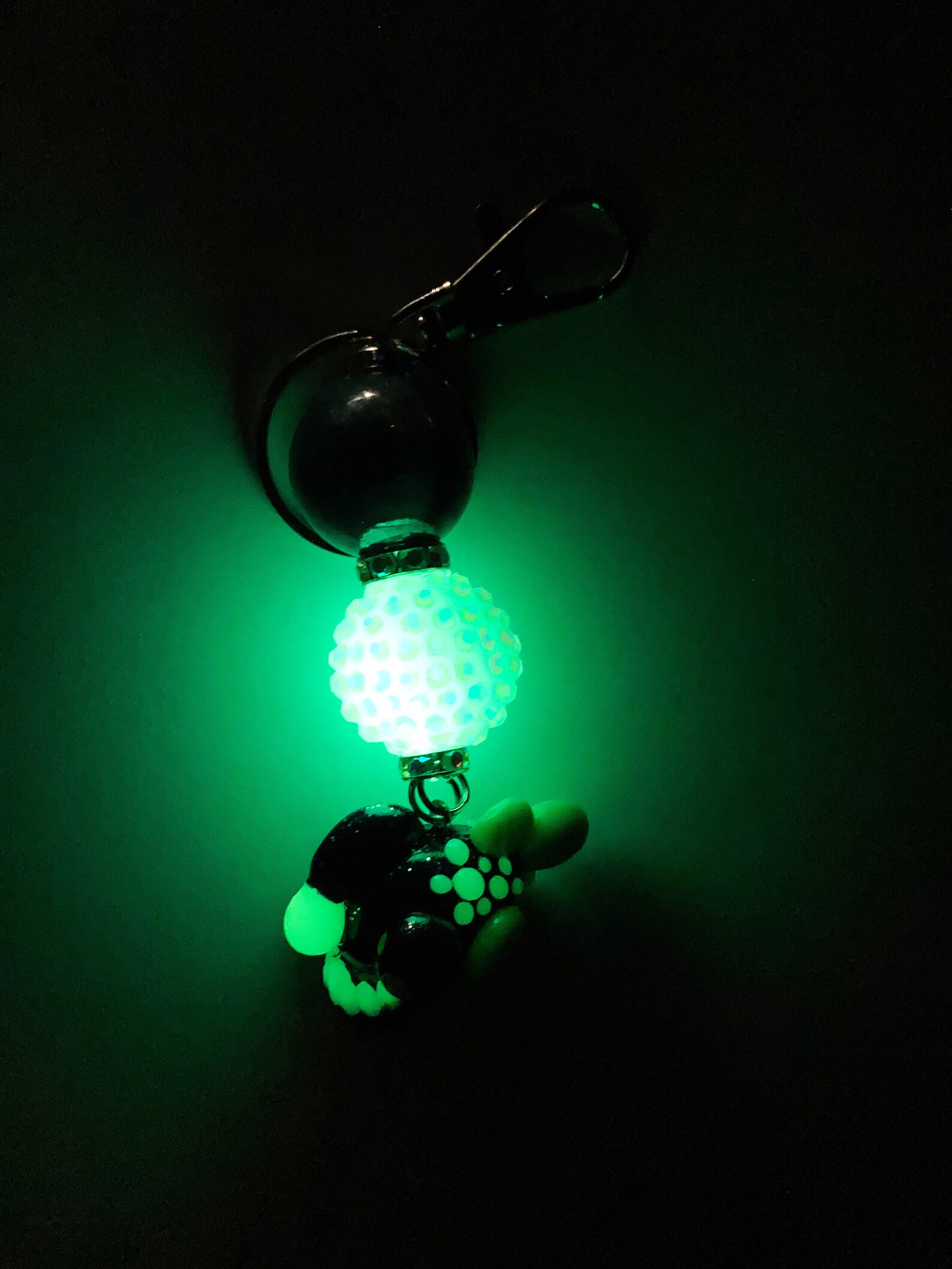 Glow in the Dark Anglerfish Keychain - Etsy